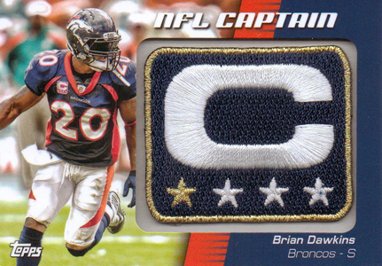 2012 Topps Football NFL Captain Patch Relic Cards Checklist and Guide