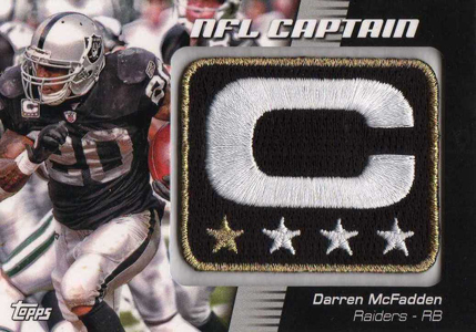 2012 Topps Football NFL Captain Patch Relic Cards Checklist and Guide