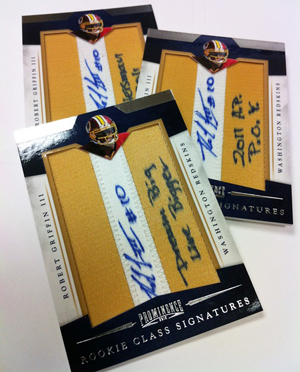 RG3 Autographs Slated for 2012 Panini Prominence Football Contest