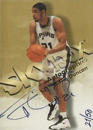 Top Tim Duncan Cards, Best Rookies, Most Valuable Autographs, Inserts
