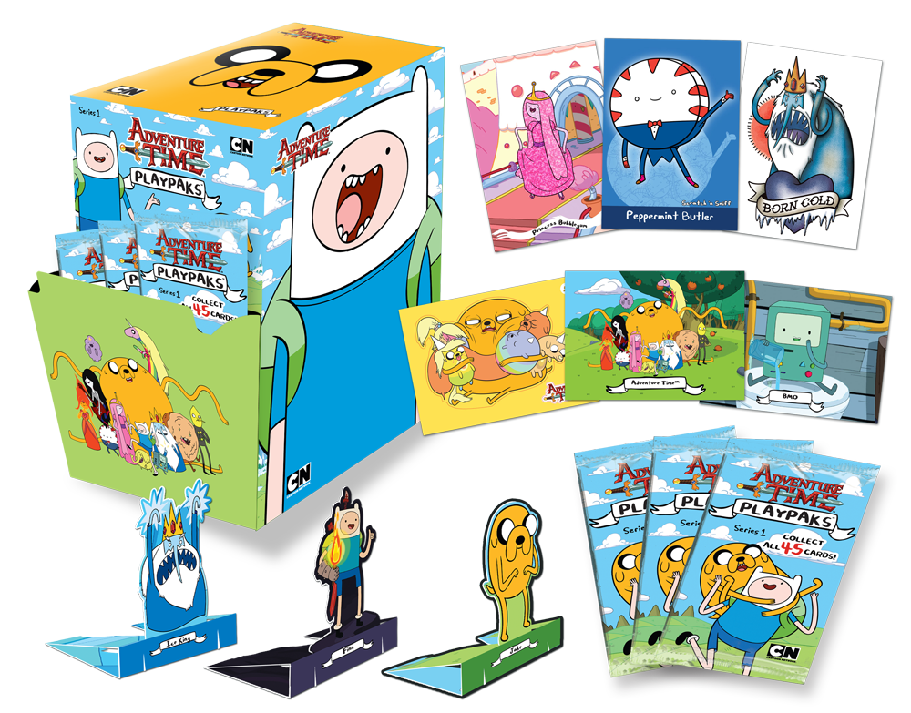 2014 Cryptozoic Adventure Time PlayPaks Checklist, Info