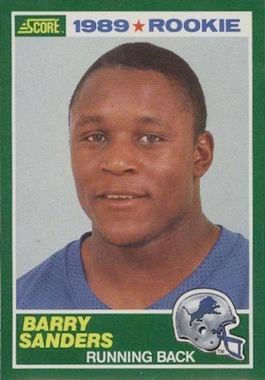 Top Barry Sanders Cards, Rookie Cards, Autographs, Inserts, Valuable