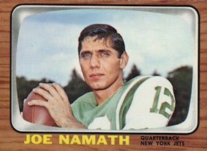 Top Joe Namath Football Cards, Vintage Cards, Rookie Cards