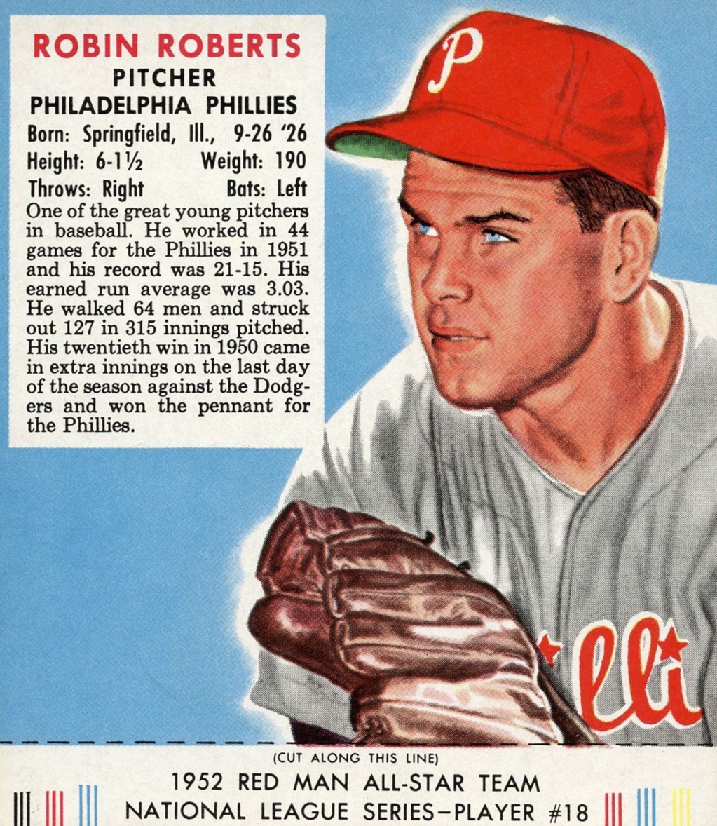 Top Robin Roberts Baseball Cards Vintage, Rookies, Autographs