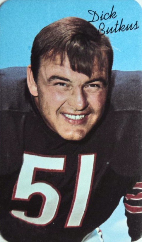 Top Dick Butkus Football Cards, Vintage, Rookies, Autographs, Inserts