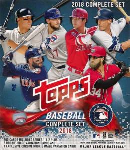 2018 Topps Baseball Complete Factory Set Checklist, Boxes, Exclusives