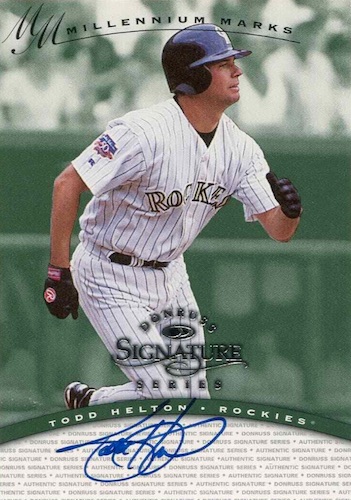 Top Todd Helton Cards Guide, Top List, Best Autographs, Most Valuable