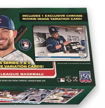 2019 Topps Chrome Rookie Variations Factory Set Baseball Checklist, Info
