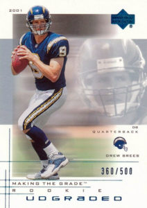 Top Drew Brees Rookie Cards Ranked List, Best Autograph Buying Guide