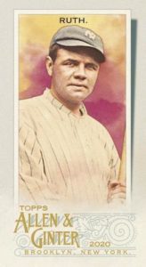 2020 Topps Allen & Ginter Baseball Checklist, Set Info, Boxes, Autographs