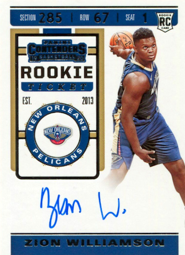 Zion Williamson Rookie Cards Guide, Top RC List, Best Autographs
