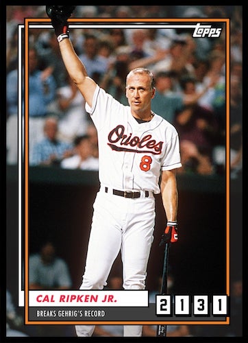 2020 Topps X Cal Ripken 2131 Checklist, Set Info, Buy Boxes, Details