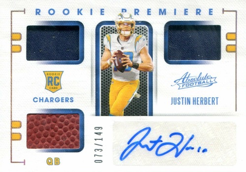 Top 2020 NFL Rookie Cards To Collect, Rookie Card Auction Hot List