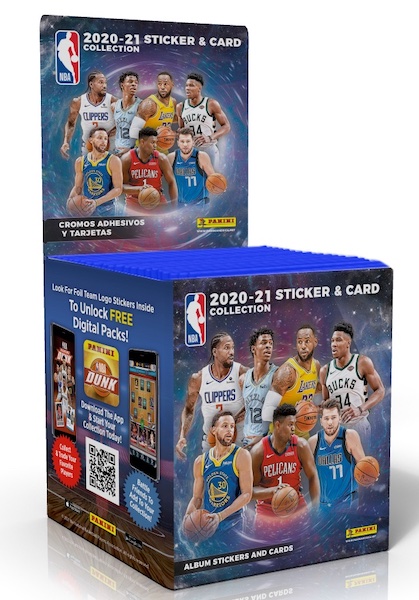 2020-21 Panini NBA Sticker Collection Checklist, Set Info, Boxes, Date