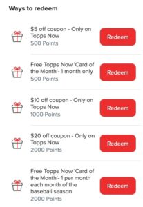 2021 Topps Now Card of the Month Checklist, Gallery, Loyalty Program