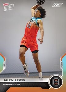 2021-22 Topps Now Overtime Elite Basketball Checklist, Print Runs