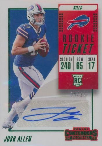 Josh Allen Rookie Cards Guide, Top List, Best Autographs, Gallery