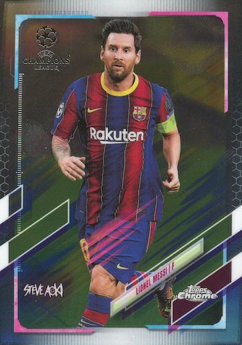 2020-21 Topps Chrome Steve Aoki UEFA Checklist, Boxes, Set Details