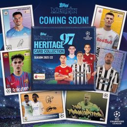 2021-22 Topps Merlin Heritage 97 UEFA Checklist, Set Details, Buy Boxes