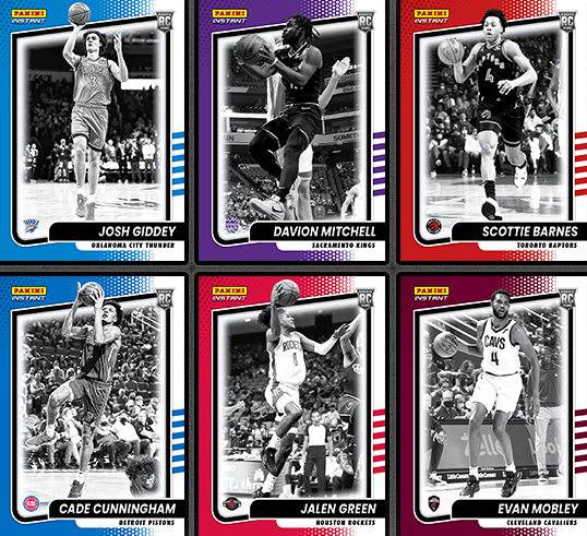 2021-22 Panini Instant Black & White Rookies Checklist, Details, Buy Sets