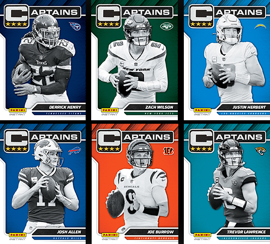2021 Panini Instant Captains Football Checklist, Set Details, Buy Box Sets