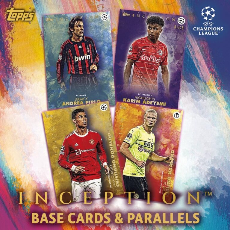 2021-22 Topps Inception UEFA Checklist, Set Info, Boxes, Reviews
