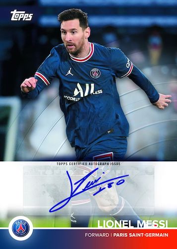 2021-22 Topps Paris Saint-Germain Team Set Checklist, Box Info