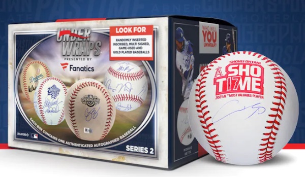 2022 Fanatics Under Wraps Series 2 Baseball Checklist, Box Odds