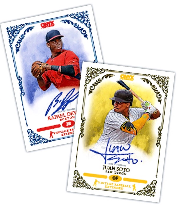 2022 Onyx Vintage Extended Baseball Checklist Set Details, Boxes