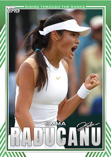 2022 Topps Emma Raducanu Rising Ace Retrospective Checklist