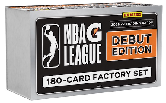 2021-22 Panini NBA G League Box Set Basketball Checklist, Boxes