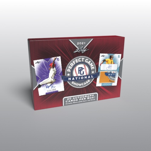 2021 Leaf Perfect Game National Showcase Checklist Info, Boxes